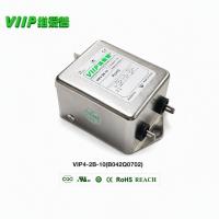 China B042Q0702 VIP4-2B-10 Dual Stage EMI Power Filter 10A 115/250VAC Noise Attenuation for Industrial Automation CNC Machine Tools for sale