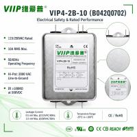 China Chassis Mount Two-Stage AC EMI Noise Filter VIP4-2B-10 (B042Q0702) 115/250VAC 10A-RMS for EMC Test Improvement for sale