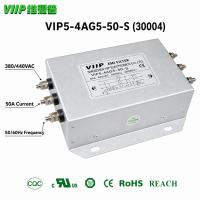 China VIIP VIP5-4AG5-50-S (30004 )50A EMC RFI Filter For Inverter Servo Drive Power Interference Suppression for sale
