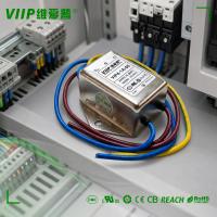 China VIP4-1A-06 VIIP AC EMI Power Filter 6A 115/250VAC Lead-wire Type Panel Mount Noise Suppression Filter for Industrial Devices for sale