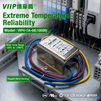 China VIP4-1A-06 VIIP AC EMI Power Filter 6A 115/250VAC Lead-wire Type Panel Mount Noise Suppression Filter for Industrial Devices for sale