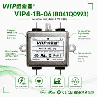 China VIIP VIP4-1B-06 B041Q0993 AC EMI Power Filter 6A 250V 3-in-1 Power Inlet Module Rocker Switch Dual Fuse Automation Instrument for sale