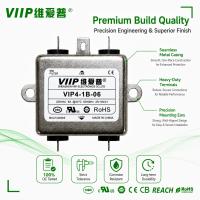 China VIIP VIP4-1B-06 B041Q0993 AC EMI Power Filter 6A 250V 3-in-1 Power Inlet Module Rocker Switch Dual Fuse Automation Instrument for sale