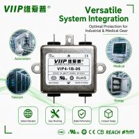 China VIIP VIP4-1B-06 B041Q0993 AC EMI Power Filter 6A 250V 3-in-1 Power Inlet Module Rocker Switch Dual Fuse Automation Instrument for sale