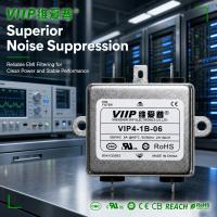 China VIIP VIP4-1B-06 B041Q0993 AC EMI Power Filter 6A 250V 3-in-1 Power Inlet Module Rocker Switch Dual Fuse Automation Instrument for sale
