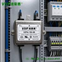 China VIIP VIP4‑1B‑06(B041Q0993) 6A 115/250VAC 3‑in‑1 IEC Inlet EMI Filter With Switch Dual Fuse Panel‑Mount AC Power RFI Noise Filter for sale