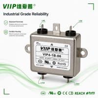 China VIIP VIP4‑1B‑06(B041Q0993) 6A 115/250VAC 3‑in‑1 IEC Inlet EMI Filter With Switch Dual Fuse Panel‑Mount AC Power RFI Noise Filter for sale