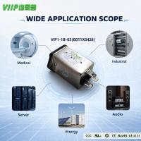 China VIP1-1B-03 （B011X0428 ）3A Single Phase AC Line Noise Suppressor Lead-wired EMI Power Filter for Commercial Electronic Devices for sale