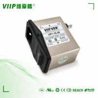 China 3-in-1 IEC Power Entry Module VIP1-1E-06(B011X0589) 6A Single-phase EMI Filter with Fuse Holder & Switch AC 250V Panel Mount for sale
