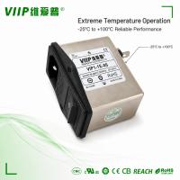 China 3-in-1 IEC Power Entry Module VIP1-1E-06(B011X0589) 6A Single-phase EMI Filter with Fuse Holder & Switch AC 250V Panel Mount for sale