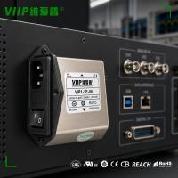 China 3-in-1 IEC Power Entry Module VIP1-1E-06(B011X0589) 6A Single-phase EMI Filter with Fuse Holder & Switch AC 250V Panel Mount for sale