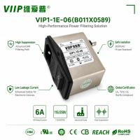 China VIIP VIP1-1E-06 B011X0589 IEC Inlet EMI Filter 6A 115/250VAC Panel Mount Fuse&Switch Integrated Single-Phase AC Noise Filter for sale