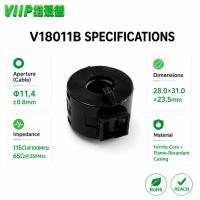 China V18011B High Impedance Split Ferrite Ring, 25MHz/100MHz EMI Filter for Electronic Equipment for sale