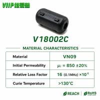 China V18002C Snap-on Ferrite Core High Impedance EMI Filter Magnetic Ring For Power And Signal Cable Noise Reduction for sale