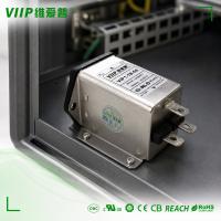 China 6A Dual Fuse IEC Socket EMI Filter VIP1-1B-06(B011X0509) Single-Phase AC Power Line Noise Suppressor for Industrial Equipment for sale