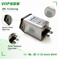 China 6A Dual Fuse IEC Socket EMI Filter VIP1-1B-06(B011X0509) Single-Phase AC Power Line Noise Suppressor for Industrial Equipment for sale