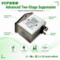 China IEC C14 Inlet EMI Noise Filter VIP1-1E-10 10325 10A 250VAC Panel Mount Dual-Fuse Power Line EMC Filter, Medical & High-Power for sale