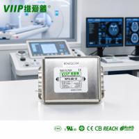 China VIIP B042Q0394 VIP4-2B-10 AC EMI Filter 10A 115-250VAC 35mm DIN Rail Two-stage LC Topology Anti-interference Power Line Filter for sale