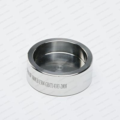 China BSPT Stainless Steel Screw Pipe Fittings Round Plug For Chemical Engineering for sale