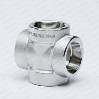 China New Energy Pipeline Stainless Steel Forged Pipe Fittings Equal Industrial Cross for sale