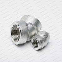 China 304L 316L  High Pressure Threaded 45 Elbow NPT BSPT Steel Socket Weld Fittings for sale