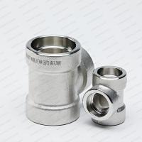 China 304L 316L Forged Stainless Caps T Shaped  Forged Threaded Fittings Tee for sale