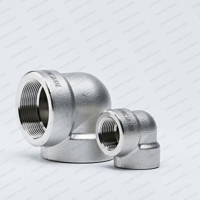China Female 90 Degree Forged Elbow Fitting Pipe Elbow Fitting NPT JIC BSPT for sale