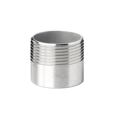 China ASTM A249 stainless Steel Screwed Fittings TP304L Welded Pipe Nipple for sale