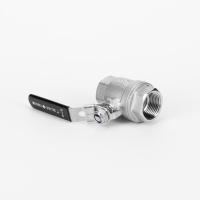 China Home Brew 304 316 Ss Check Valve 1/2 Thread 2 Pieces Ball Lock 2 Stainless Steel Ball Valve for sale