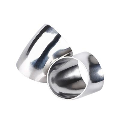 China F304L 45 Degree Welded Metal Seal 1/2 Inch Food Industry Elbow Sanitary Pipe for sale