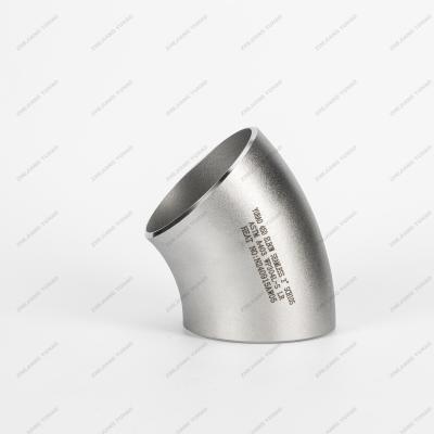 China SCH20s-SCH160s DN15-DN900 45 Degree Elbow Steel Sand Rolling Butt Weld Pipe Fittings for sale