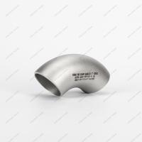China 304 304L Stainless Steel Butt Weld Fittings Long Radius SS 90 Degree Elbows for sale