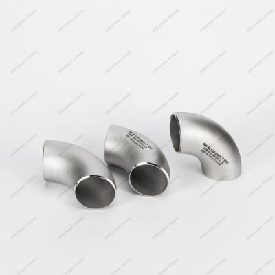 China 304 Stainless Steel Butt Weld Pipe Fittings 90 Degree Stainless Elbow DN6-DN800 for sale