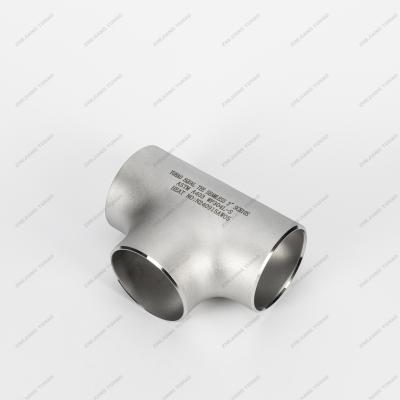China SCH10s-SCH160s Customized Stainless Steel Equal Tee Butt Weld SS for sale