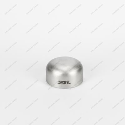 China SCH5 to SCH80 304 316L Stainless Steel Butt Welded Pipe SS Cap for sale