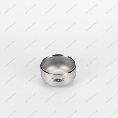 China SCH10 to SCH160 Stainless Steel Butt Welded Cap ASTM Butt Welded Pipe Fittings for sale