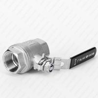 China Stainless Steel Two-Piece Welded Lockable Ball Valve with 800 PSI Pressure Rating for sale