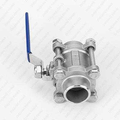 China High-Performance 3-Piece Stainless Steel Welded Ball Valve | Industrial Grade for sale