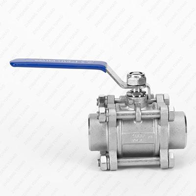 China High-Purity 3-Piece SS Welded Ball Valve | Sanitary & CIP/SIP Systems for sale