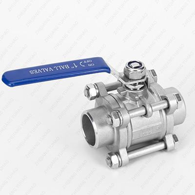 China Easy-Maintenance 3-Piece Welded Ball Valve: Save on Downtime and Cost for sale
