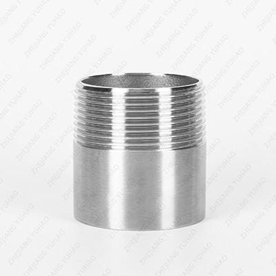China Stainless Steel Threaded Pipe Fittings Nipple 316 304 Carbon Welded for sale
