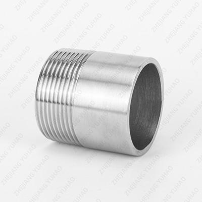 China NPT, BSP, BSPT Stainless Steel Threaded Pipe Fittings Welded Welding Nipple for Chemical for sale