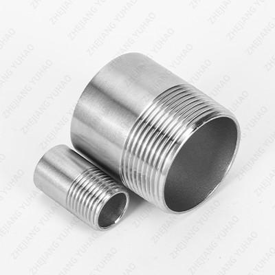 China Stainless Steel Threaded Welding Nipple 1/2-48 Inch NPT BSP for sale