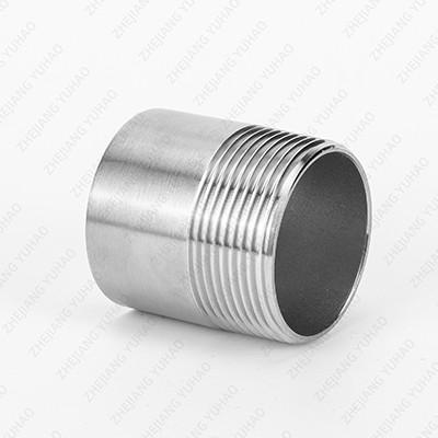 China Stainless Steel Threaded Pipe Fittings Welded Welding Nipple for Decoration for sale