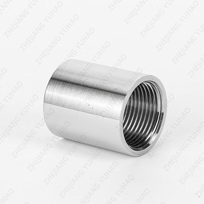 China Stainless Steel Female Thread Coupling Screwed pipe fittings Corrosion and High Temperature Resistance for sale