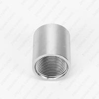 China Stainless Steel Female Thread Coupling Screwed pipe fittings Black, Electric Galvanized for sale