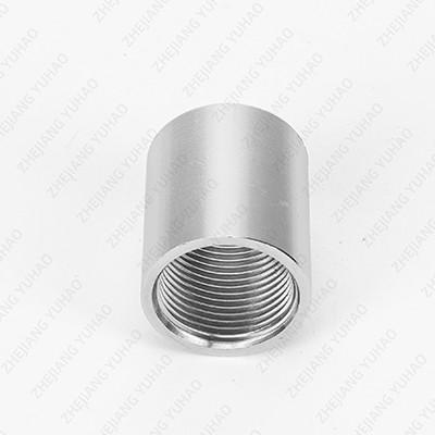 China Stainless Steel Female Thread Coupling Screwed pipe fittings Black, Electric Galvanized for sale