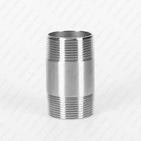China Stainless Steel Male Threaded Barrel Nipple 1/2-48 Inch for sale