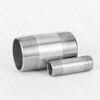China Stainless Steel Male Barrel Nipple 316 304 Carbon BSPT NPT for sale