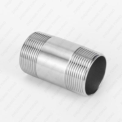 China Stainless Steel Male Threaded Barrel Nipple 1/2-48 Inch BSPT NPT for sale